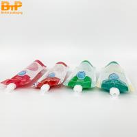 China 7oz/200ml Juice Pouches Drinks Bag, Reusable Drink Pouches,  Drink Pouches with Transparent Window for Outdoor Travel for sale
