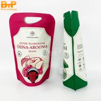 China Customized Replacement Stand up Bags for Bag in Box Drinks Container/Wine Dispenser with Butterfly Tap for sale