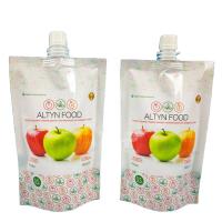 China Custom 250ml 500ml 1L 2L Refill Food Plastic Packaging Chili Sauce Mylar Bags Apple Juice Ketchup Liquid Stand up Spout Pouch for sale