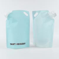 China Customized Aluminum Foil Plastic Spout Bag Stand up Packaging Portable Smoothie Bag Heavy Duty Juice Water Bag for sale