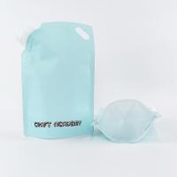 China Customized Aluminum Foil Plastic Spout Bag Stand up Packaging Portable Smoothie Bag Heavy Duty Juice Water Bag for sale