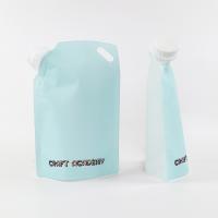 China Customized Aluminum Foil Plastic Spout Bag Stand up Packaging Portable Smoothie Bag Heavy Duty Juice Water Bag for sale