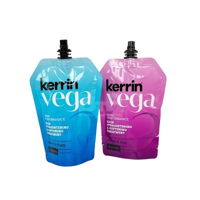 China Custom Logo Printing Plastic Liquid Packaging Refill Spout Pouches Bag Stand up Drink Pouch With Spout for Baby Food Juice for sale