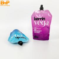 China Custom Logo Printing Plastic Liquid Packaging Refill Spout Pouches Bag Stand up Drink Pouch With Spout for Baby Food Juice for sale