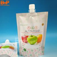 China High Quality Custom Reusable Drinking Spout Pouch Stand up Pouch for Fruit Juice Baby Milk Food Packaging Bags for sale