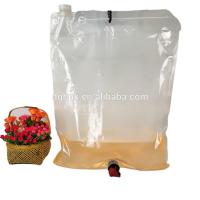China 1 Liter 5 Litres Clear Stand up Pouch Package Oil Plastic Vacuum Bag Heat Seal Customized Gravure Printing OEM Beverage Accept for sale