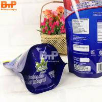 China Resealable  Aluminum Foil  Zip Lock Plastic Bags Stand up Zipper Pouch Bottom Bags Doypack for Oat,snack Packaging for sale