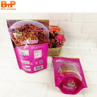 China Resealable  Aluminum Foil  Zip Lock Plastic Bags Stand up Zipper Pouch Bottom Bags Doypack for Oat,snack Packaging for sale