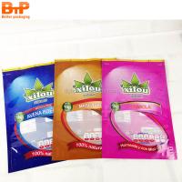 China Resealable  Aluminum Foil  Zip Lock Plastic Bags Stand up Zipper Pouch Bottom Bags Doypack for Oat,snack Packaging for sale