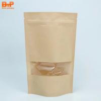 China Kraft Paper Ziplock Food Grade Digital Printing Gravure Printing Plastic Packaging Bag Resealable Stand up Pouch for sale