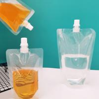China Portable Travel Refillable Empty Squeeze Pouch Refillable Stand-up Empty Packaging Bags Liquid Clear Plastic Empty Packaging for sale