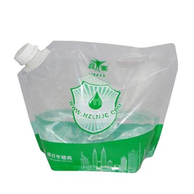 China 2L/3L/5L Spout Pouch Foldable Outdoor Grains Drink Plastic Bags Water Bag for Water Storage with Handle for sale