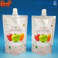 China 2L/3L/5L Spout Pouch Foldable Outdoor Grains Drink Plastic Bags Water Bag for Water Storage with Handle for sale