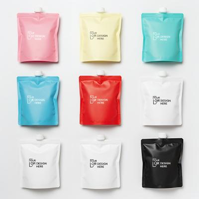 China Leak-Proof Durable Liquid Pouch with Integrated Pour Spout for Easy Dispensing of Beverages, Sauces, and Automotive Fluids for sale
