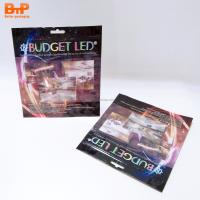 China Custom-printed Waterproof ESD Bag With Zippers and Euro Hole Reusable Three Sides Heat Seal Packaging Bags for sale