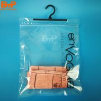 China Bikini Packaging Bag Custom Printed Swimwear Packaging Frosted Ziplock Bag for sale