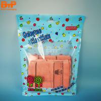 China Bikini Packaging Bag Custom Printed Swimwear Packaging Frosted Ziplock Bag for sale