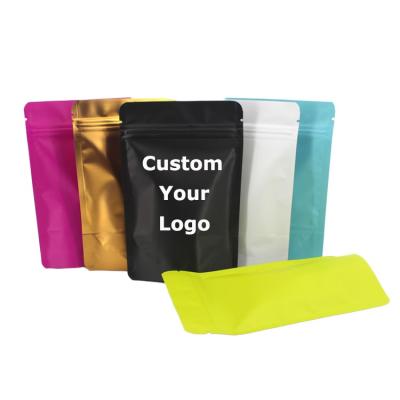 China Wholesale Custom Digital Printed Plastic Zipper Food Packaging Low MOQ Aluminum Foil Laminated Stand up Pouch for sale