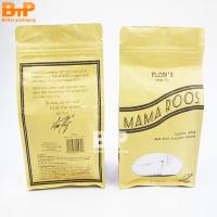 China Clear Front Snack Nuts Beans Packaging Bags Multiple Sizes Classic Durable One Side Kraft Paper Zip Lock Stand Pouches for Food for sale