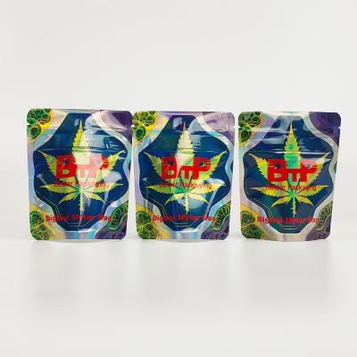 China Custom for Antistatic Aluminum Mylar Bags Laser Effect for Candy Chewing Gum for Snacks Pet Food Sushi Milk Packaging for sale