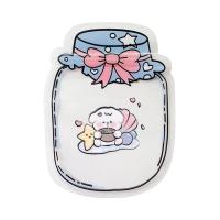 China MOQ 100pcs Custom Valentine's Day CPP Plastic Self Sealing Food Grade Zipper Top Bags for Snacks Cakes (Cartoon Shaped) for sale