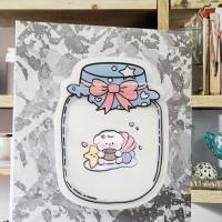 China MOQ 100pcs Custom Valentine's Day CPP Plastic Self Sealing Food Grade Zipper Top Bags for Snacks Cakes (Cartoon Shaped) for sale