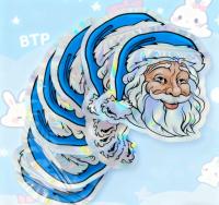 China Gravure Printing Santa Shaped Ziplock Snack Bag Customized Logo Printing Ideal for Child Food Candy Storage Small Business Gifts Gemstones Included for sale