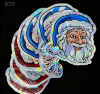 China Gravure Printing Santa Shaped Ziplock Snack Bag Customized Logo Printing Ideal for Child Food Candy Storage Small Business Gifts Gemstones Included for sale