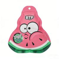 China Custom Dimension Custom Logo Recyclable PE Special Shaped Zipper Pouches Waterproof Resealable Pet Dog Cat Treat Dry Snack Food Packaging Bags for sale