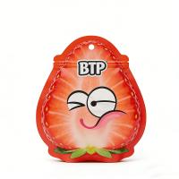 China Custom Dimension Custom Logo Recyclable PE Special Shaped Zipper Pouches Waterproof Resealable Pet Dog Cat Treat Dry Snack Food Packaging Bags for sale