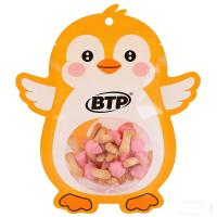 China MOQ100 Cartoon Bear Cutout Ziplock Special Shaped Bag, Front Transparent Window Food Grade Plastic Pouches for Gummy Candy, Dry Fruit, Kids Party Favor Packaging, Custom Printed Service for sale
