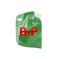 China 1 Gallon Large Capacity Spout Stand Up Pouch With Handle, Commercial Iced Tea Lemonade Beverage Refill Bag, Food Grade Composite Liquid Packaging Bag Custom Digital Printing Small Batch No Plate Fee for sale