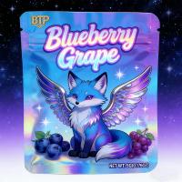 China Custom 3.5g Holographic Mylar Bag MOQ 100 Digital Print Cartoon Resealable Snack Zipper Pouch for sale