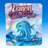China Custom 3.5g Holographic Mylar Bag MOQ 100 Digital Print Cartoon Resealable Snack Zipper Pouch for sale