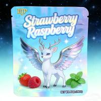 China Custom 3.5g Holographic Mylar Bag MOQ 100 Digital Print Cartoon Resealable Snack Zipper Pouch for sale