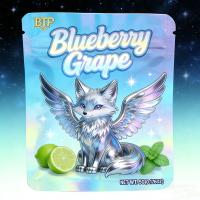 China Custom 3.5g Holographic Mylar Bag MOQ 100 Digital Print Cartoon Resealable Snack Zipper Pouch for sale