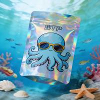 China Custom Printed 3.5g mylar Tobacco Edible Resealable Zipper Stand up Packaging Pouch for sale
