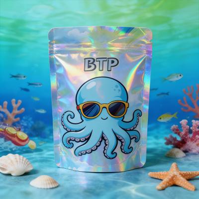 China Custom Printed 3.5g mylar Tobacco Edible Resealable Zipper Stand up Packaging Pouch for sale