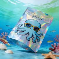 China Custom Printed 3.5g mylar Tobacco Edible Resealable Zipper Stand up Packaging Pouch for sale