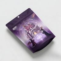 China Custom Printed  Aluminum foil 3.5g Mylar Bag Food zipper stand up pouch for sale