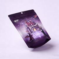 China Custom Printed  Aluminum foil 3.5g Mylar Bag Food zipper stand up pouch for sale