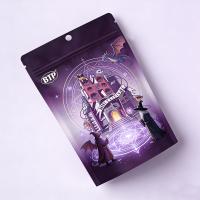 China Custom Printed  Aluminum foil 3.5g Mylar Bag Food zipper stand up pouch for sale