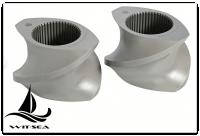 China Abrasion Resistance Mixing Screw Elements for Petrochemical Factory for sale