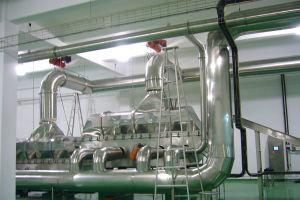 China ZLG Vibratory Fluid Bed Dryer for Sugar Salt Granules 0.9 to 9 sqm Fluidized Bed Area for sale