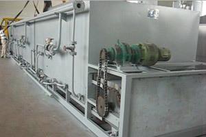 China Industrial Single Layer Belt Dryer 1.6m 2m Width for Coconut Chips Vegetable Protein for sale