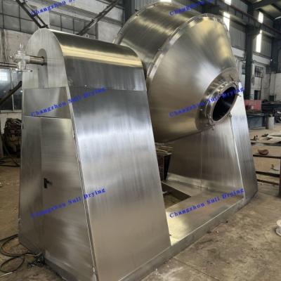 China Lithium Iron Phosphate Metal Powder Double Cone Rotary Vacuum Dryer 500L for sale