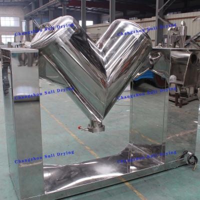 China V-Type Mixer with Heat Transfer Oil for Food Medicine Chemical Industries 50-10000L for sale