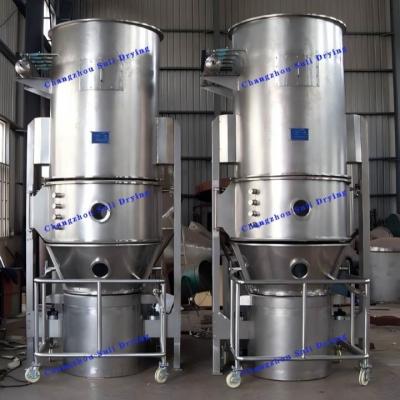 China PLC HMI Control System Hot Air Boiling Granulator for Carbon Steel Material for sale
