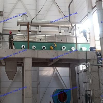 China Vibrating Fluidized Bed Dryer Electrically Heated for Sodium Citrate Food Pharma Chemical 500kg for sale