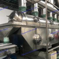 China Vibrating Fluidized Bed Dryer Electrically Heated for Sodium Citrate Food Pharma Chemical 500kg for sale